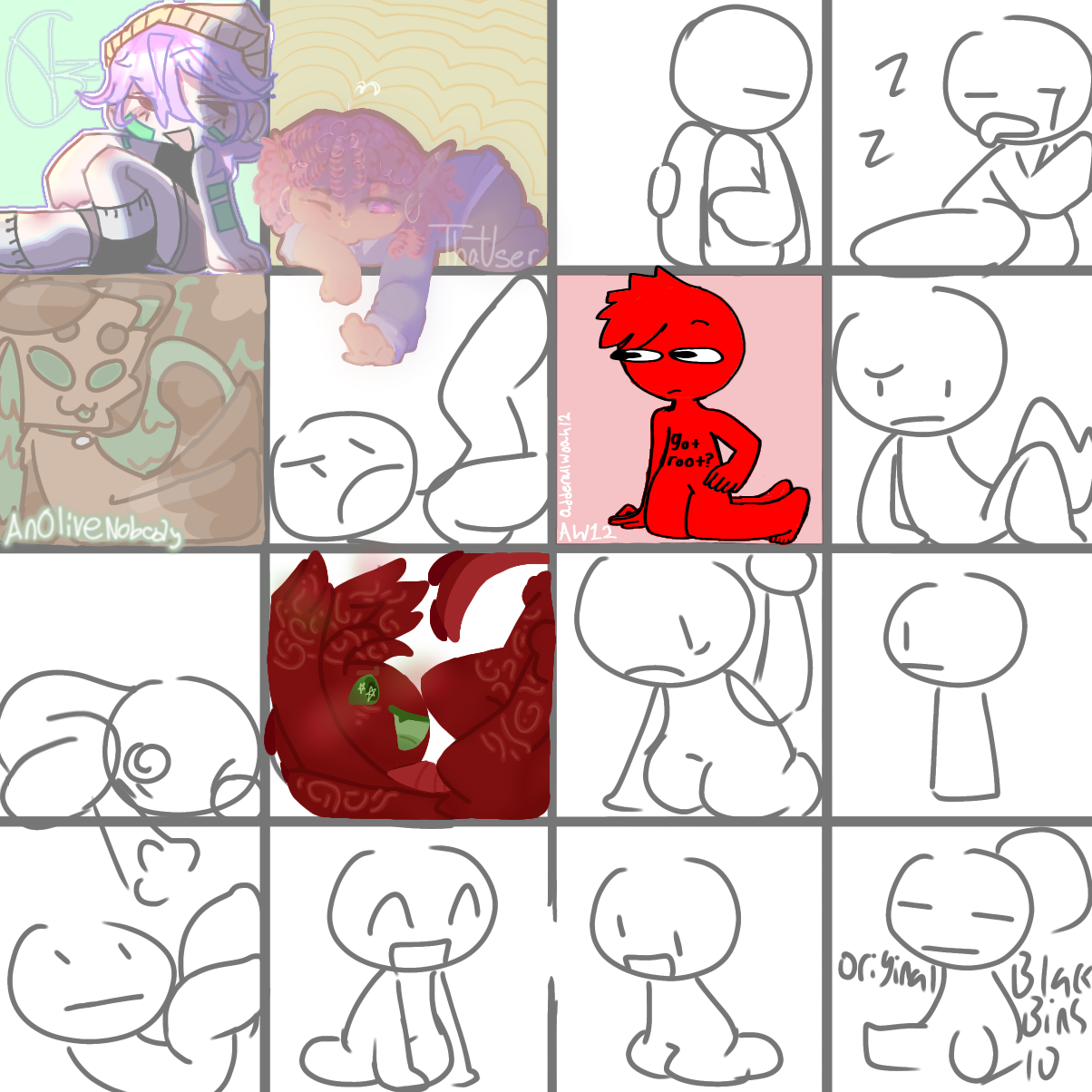 weird collab thingy idk- - ibisPaint