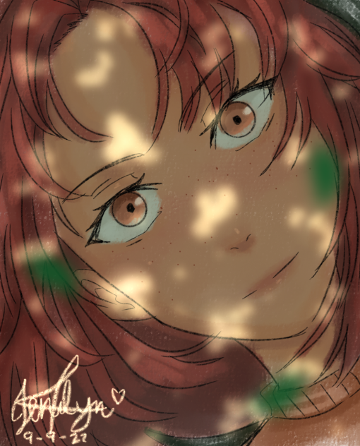 Under a Tree🌳 - ibisPaint