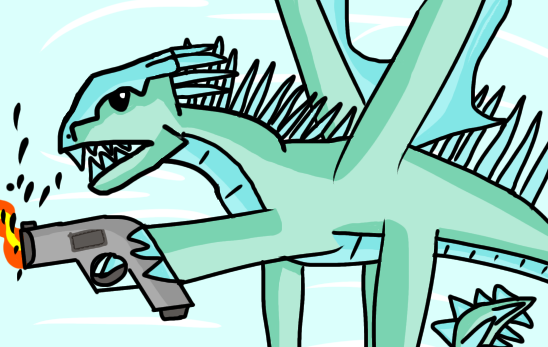 Icewing with Glock - ibisPaint