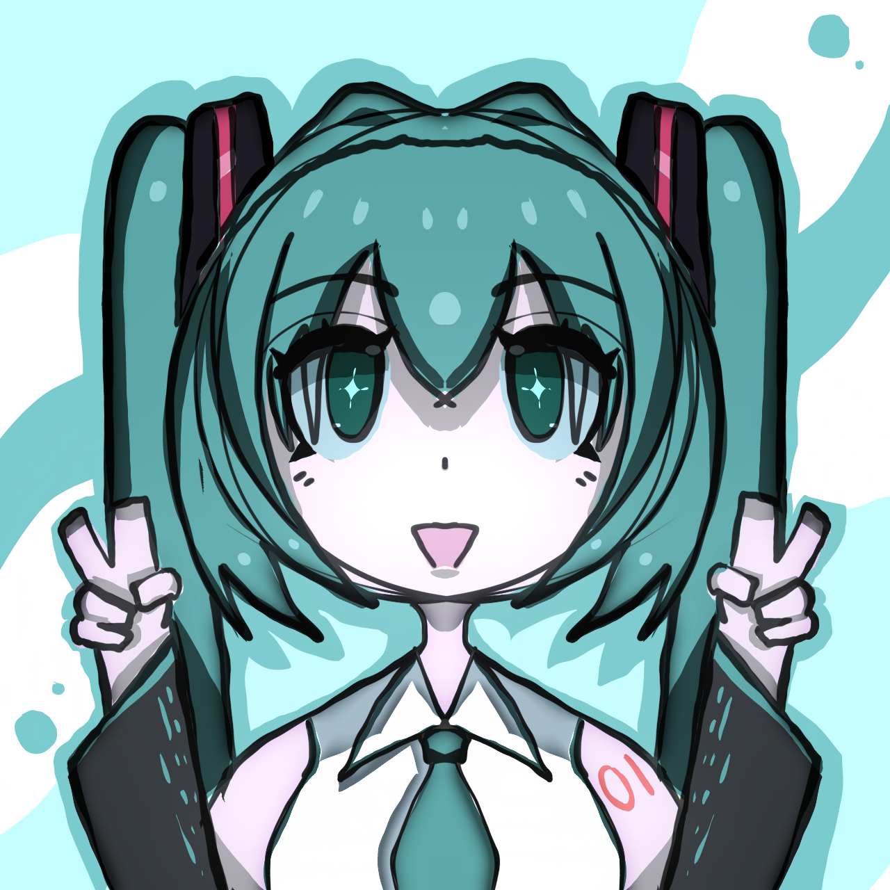 Hatsune Mike - ibisPaint