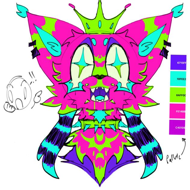 RAWR XD AHH FURRY OC - ibisPaint