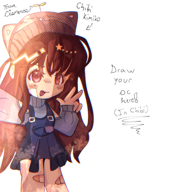 Selfie collab (Chibi kimiko) - ibisPaint