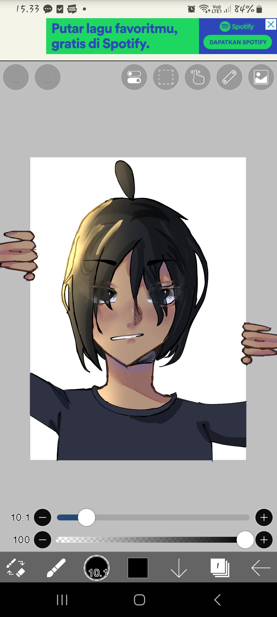 Get off the canvas - ibisPaint