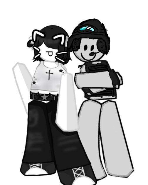 Roblox avatar collab (original by CATMAN - ibisPaint