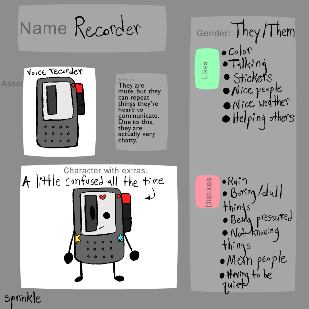 Recorder!! Object oc for Raptor Flight - ibisPaint