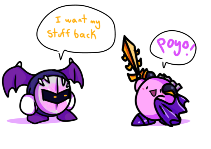 What if Kirbo and Metanight swapped - ibisPaint