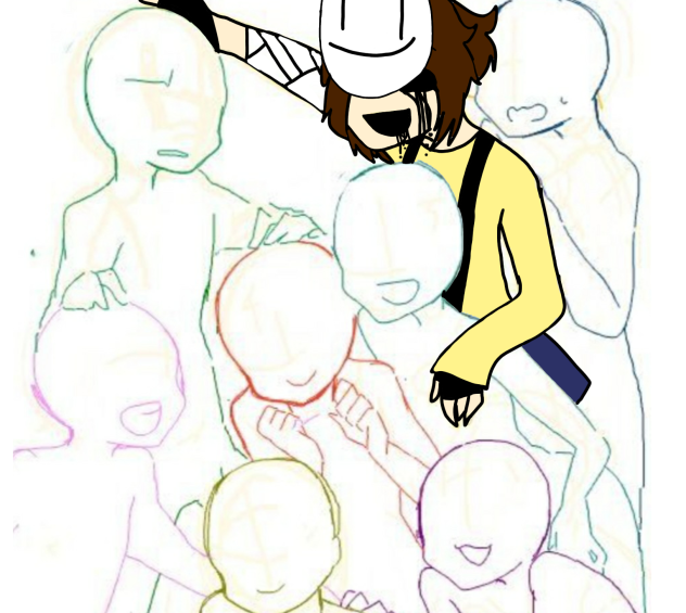 Friends group collab - ibisPaint