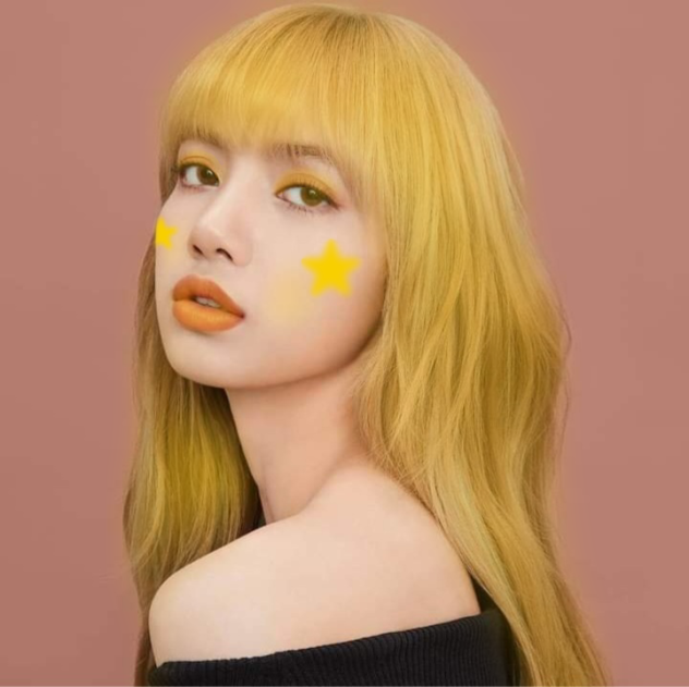 Lisa yellow hair style 💛 - ibisPaint