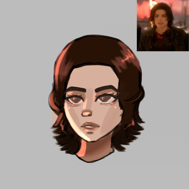 MJ earth song fanart - ibisPaint