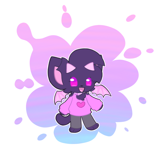 Kitty demon cat - ibisPaint