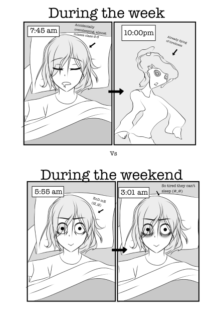 week vs weekend - ibisPaint