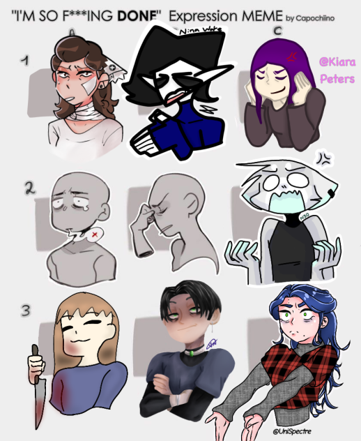 “I’m so F_cking DONE” Expression Meme - ibisPaint