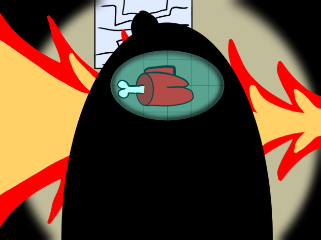 “Body reported” Among us silhouette - ibisPaint