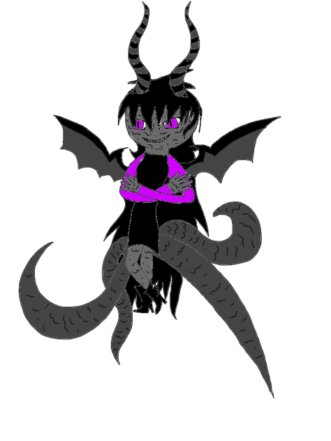 My Monster OC Nightmare speedpaint - ibisPaint