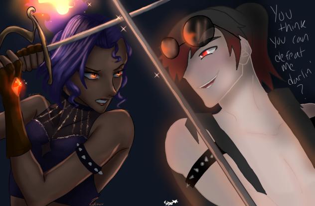 You think you can defeat me Darlin' - ibisPaint