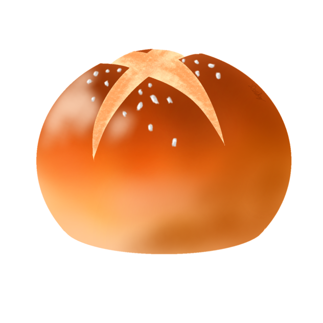 Pretzel bun - ibisPaint