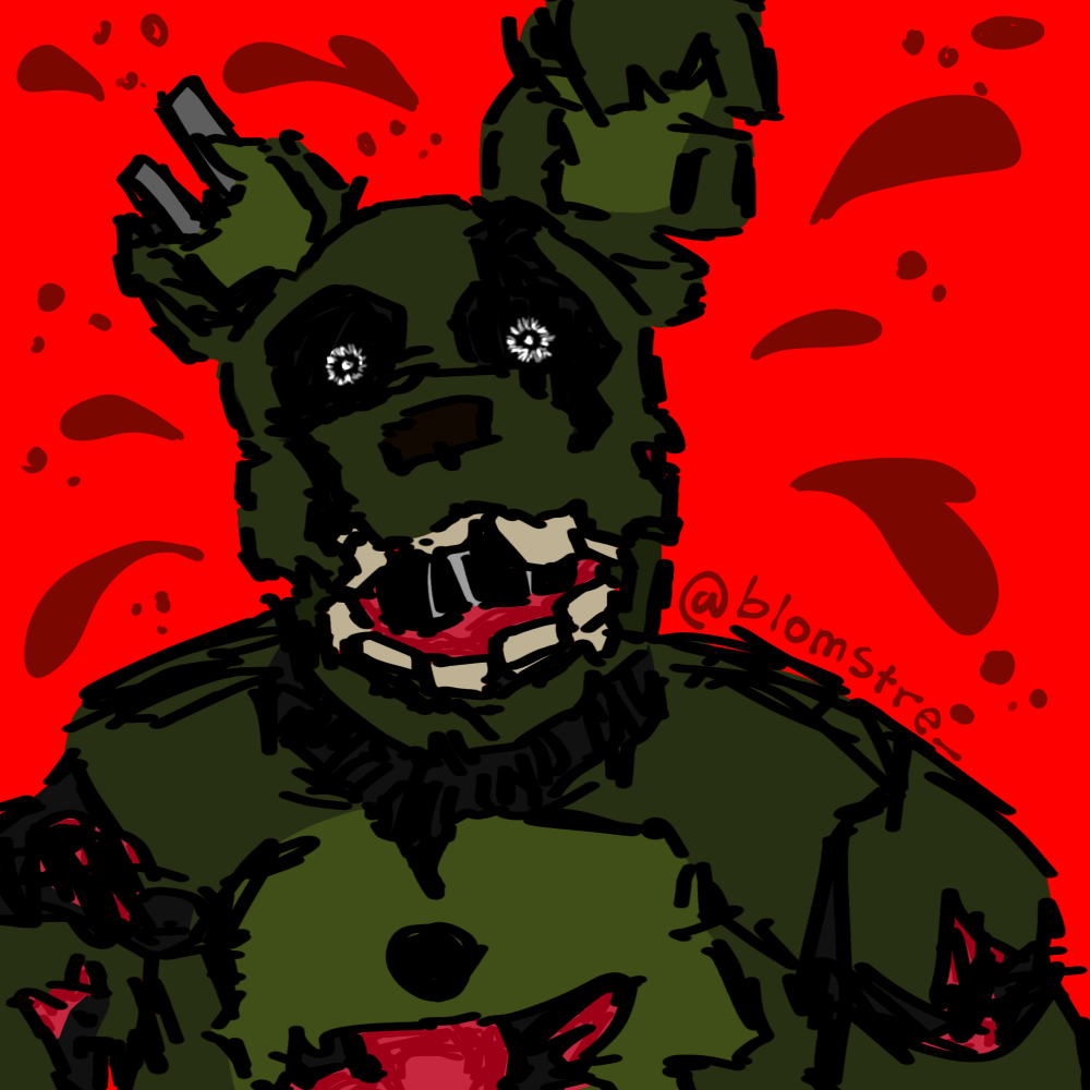 springtrap jumpscare - ibisPaint