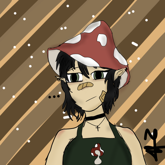 Mushroom girl - ibisPaint