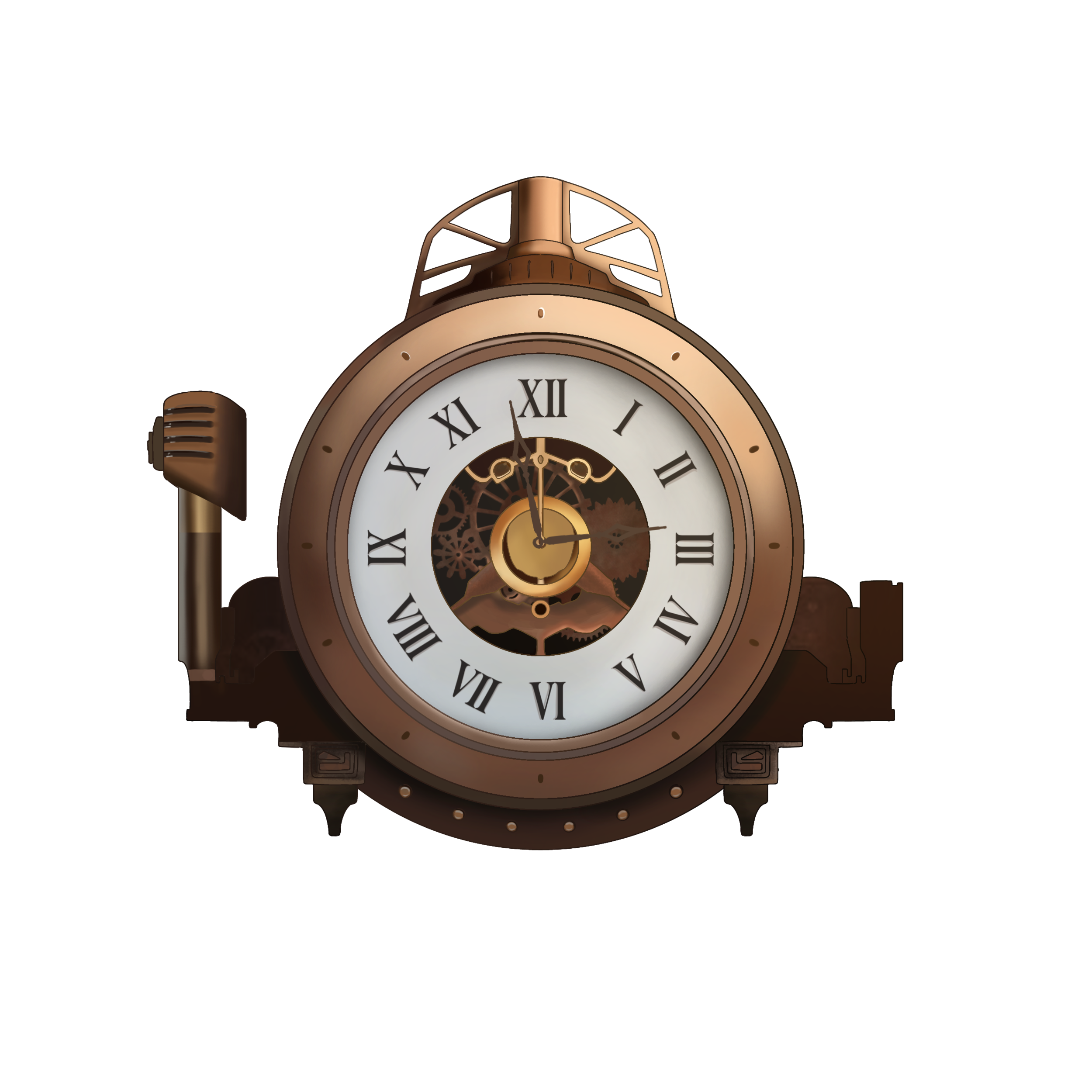 Steampunk Clock - ibisPaint