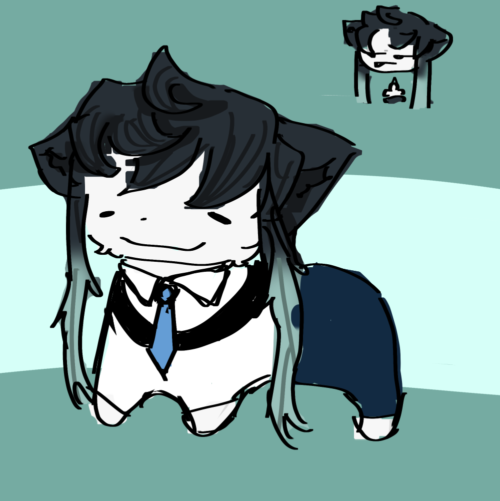 SILLY MUICHIRO AS A VERY SILLY CAT - ibisPaint