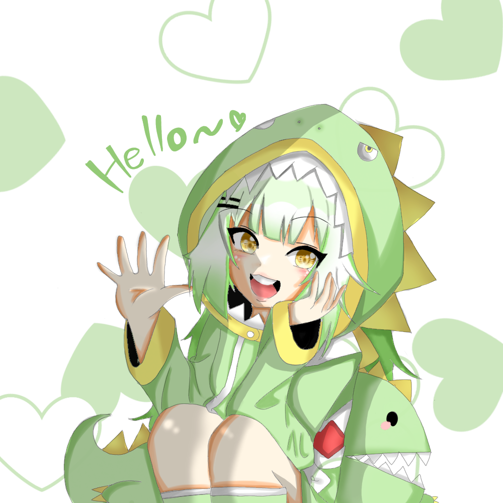 Dino grrr - ibisPaint