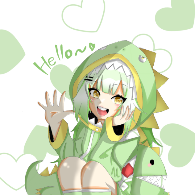 Dino grrr - ibisPaint