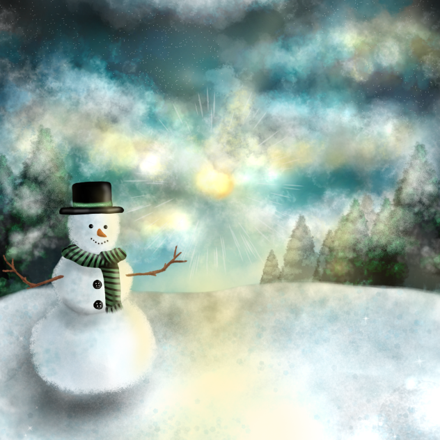 Winter Background - ibisPaint