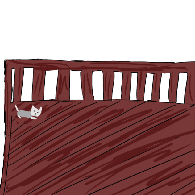 Backyard kitty - ibisPaint