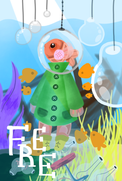 gold fish - ibisPaint