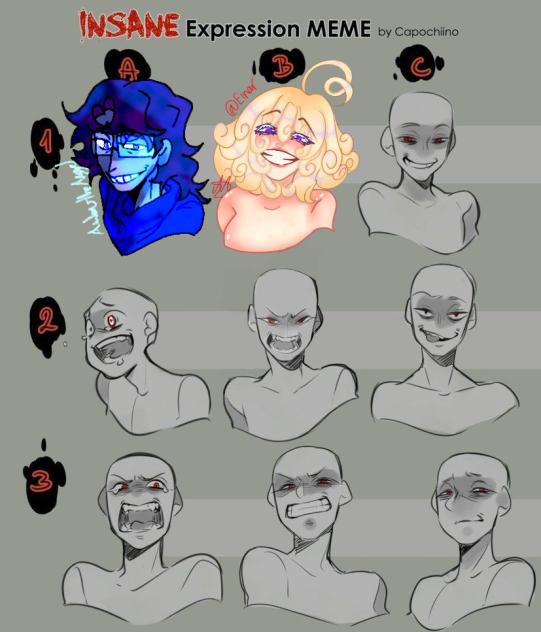 Expression Meme Collaboration - ibisPaint