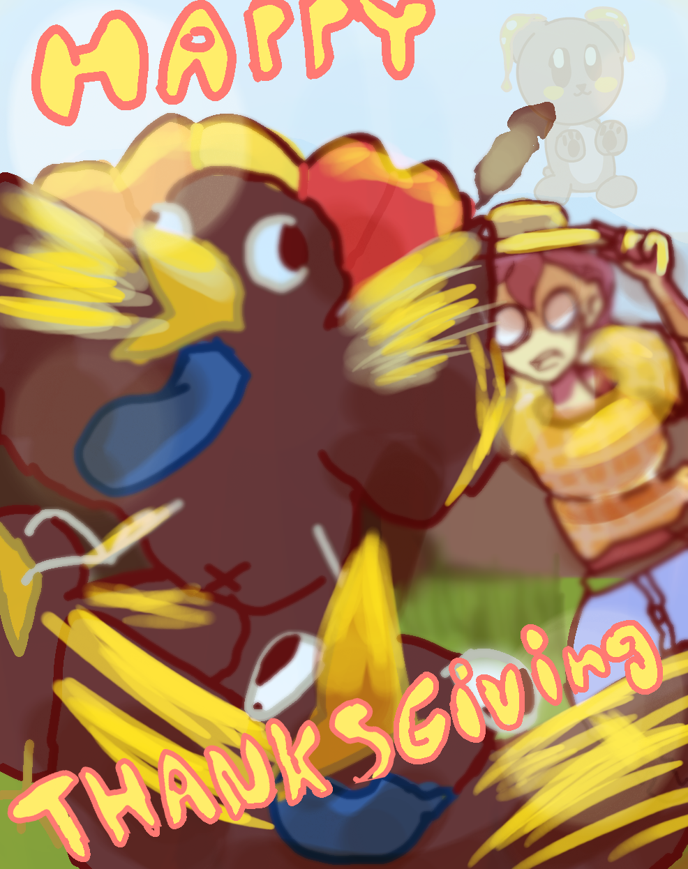 A 'wild' feast - ibisPaint