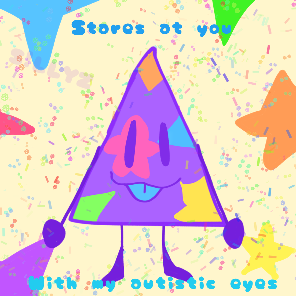 🔆Stares at you with my autistic eyes🐾 - ibisPaint