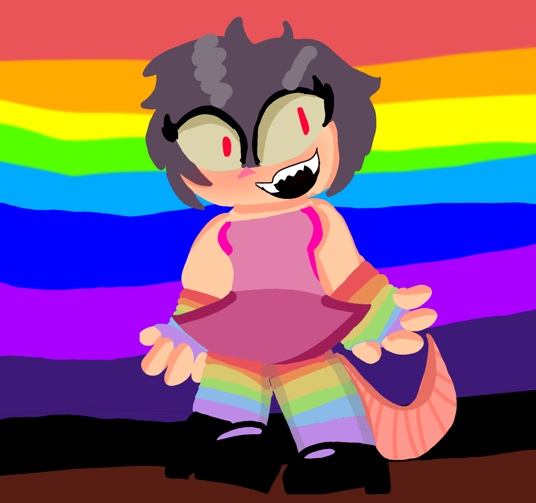 rainbow possum - ibisPaint