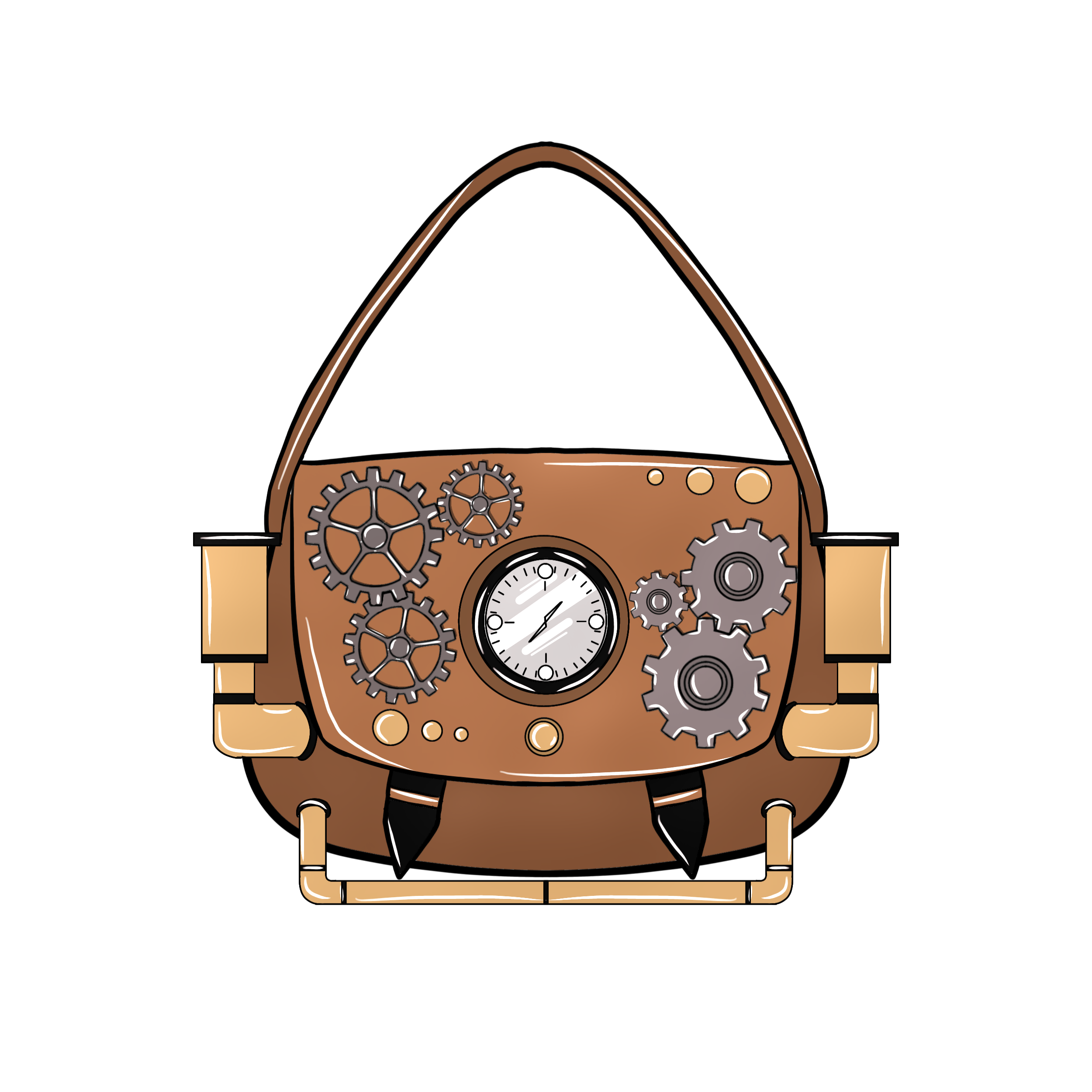 steampunk bag - ibisPaint