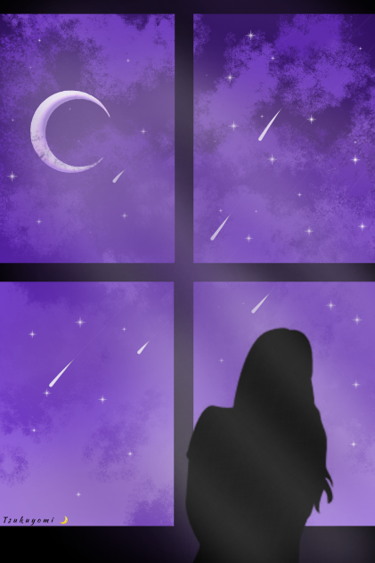 alone in darkness - ibisPaint