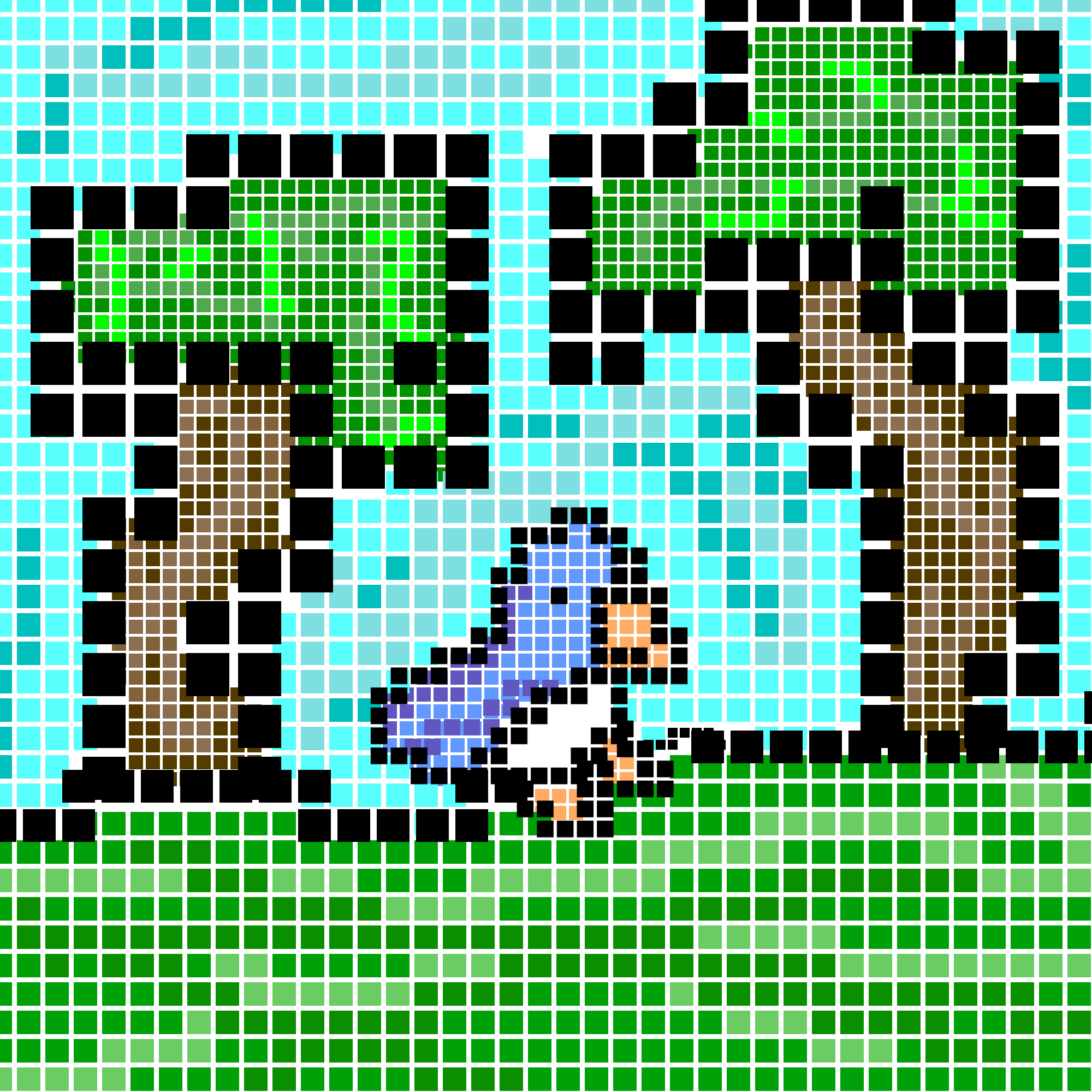 Pixel Blue-bird - ibisPaint