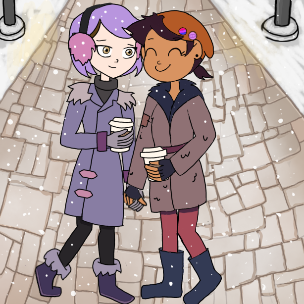 Coffee on a cold day - ibisPaint
