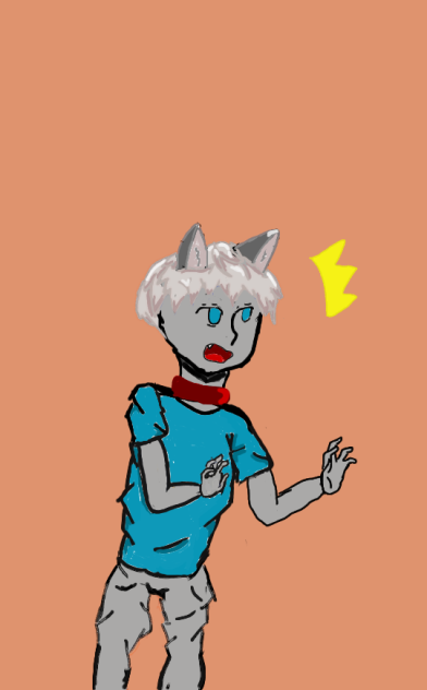 Shocked Demi-human - ibisPaint