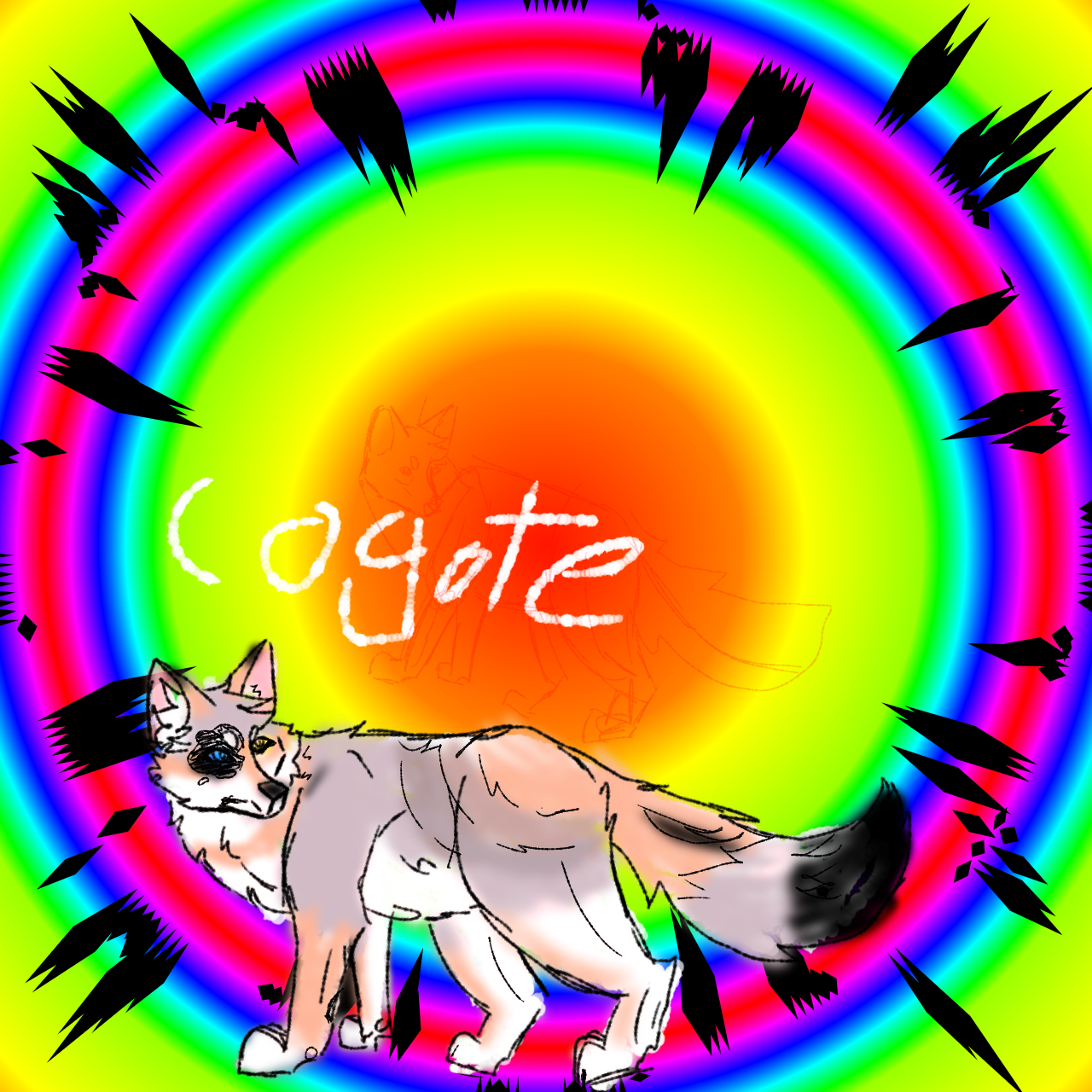 coyote doodles - ibisPaint