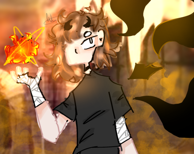 Fire lady - ibisPaint