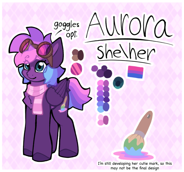 Aurora ref sheet - ibisPaint