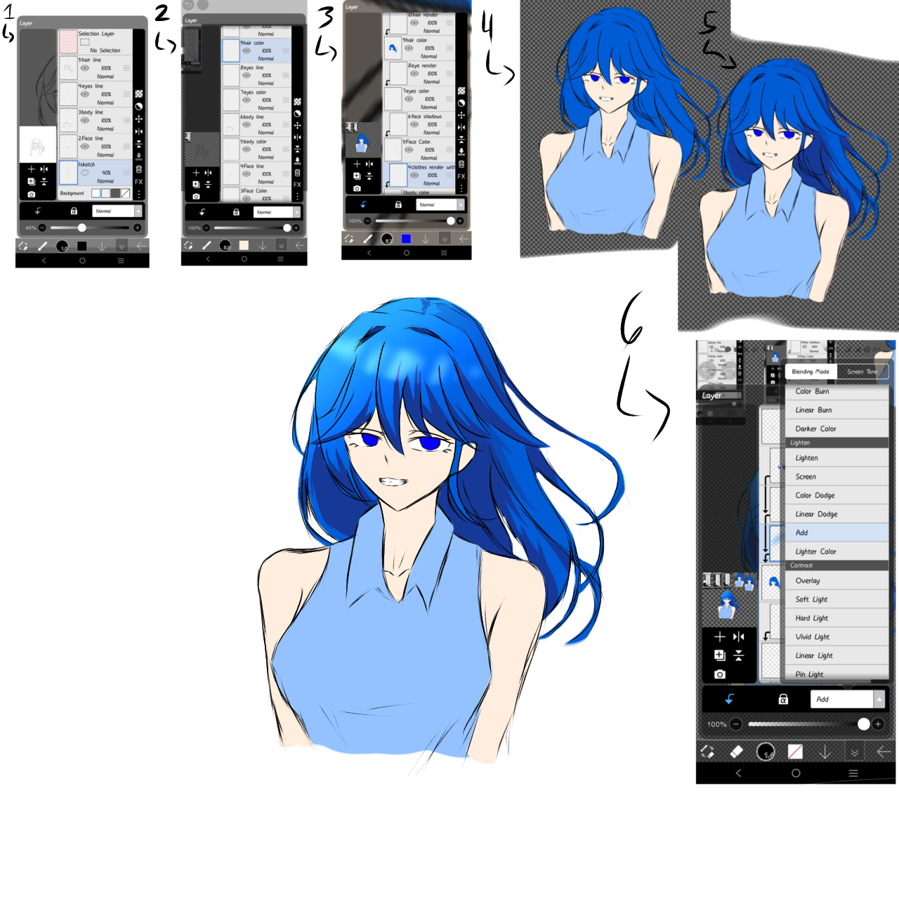 hair tutorial - ibisPaint