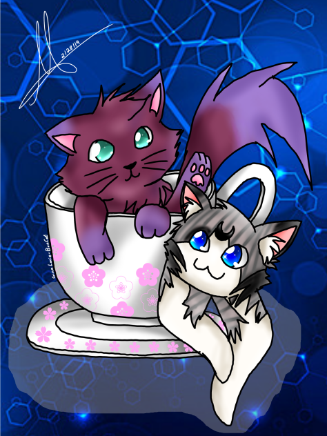 cute kitty’s - ibisPaint