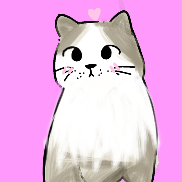 chú mèo con - ibisPaint