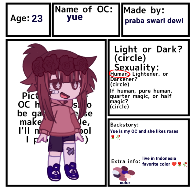 sheet my OC gacha club' - ibisPaint