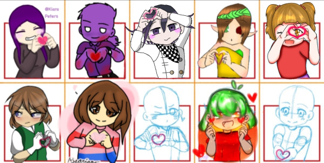 Heart collab - ibisPaint