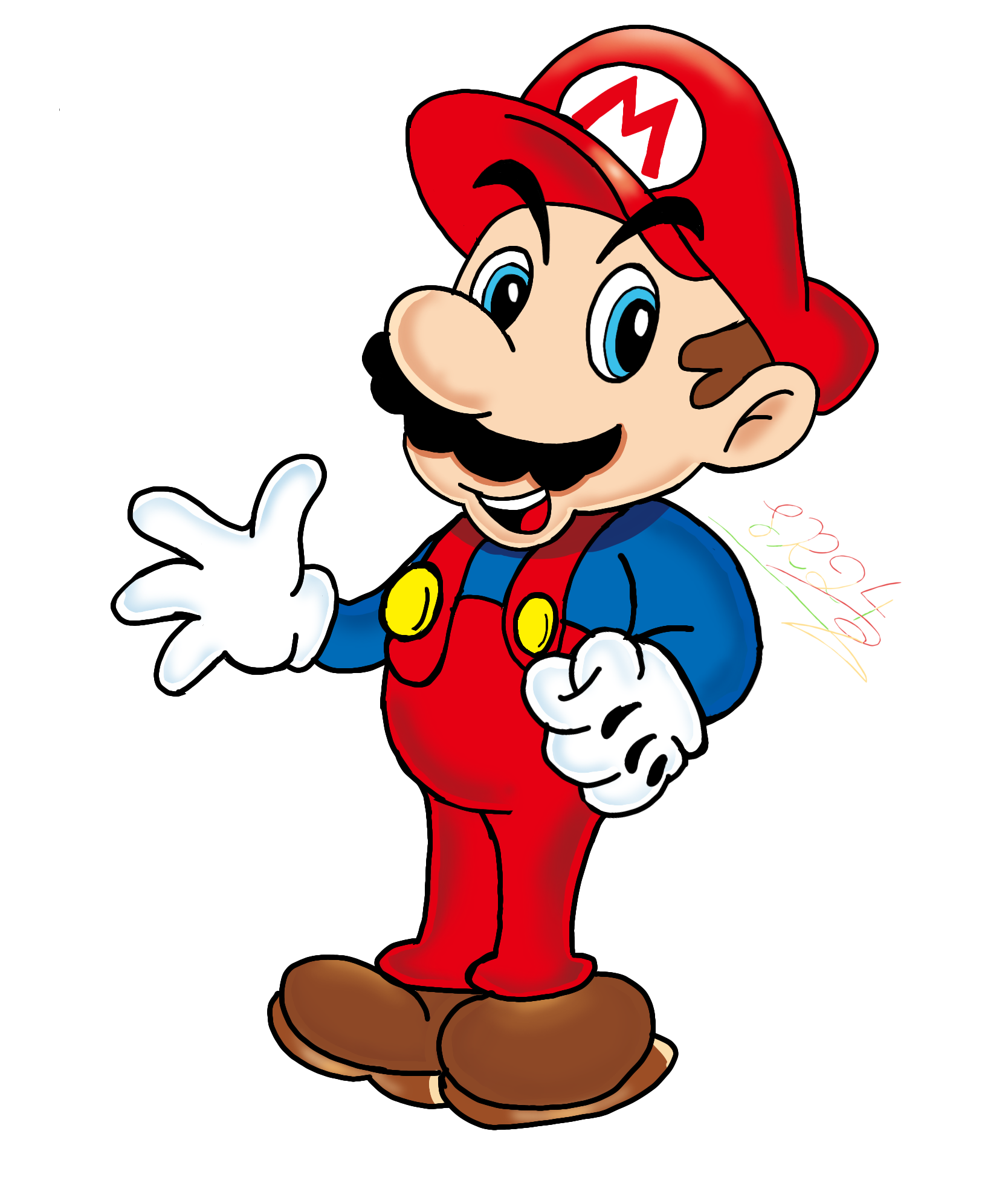 Super Mario Artstyle (classic colour) - ibisPaint