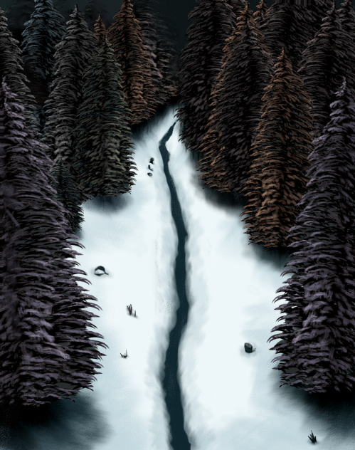 Winter scenery3 - ibisPaint