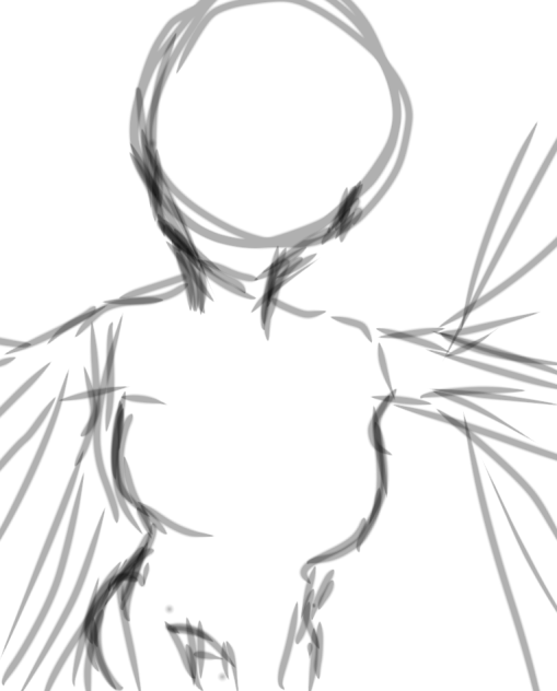 an experiment for imagining the arms - ibisPaint