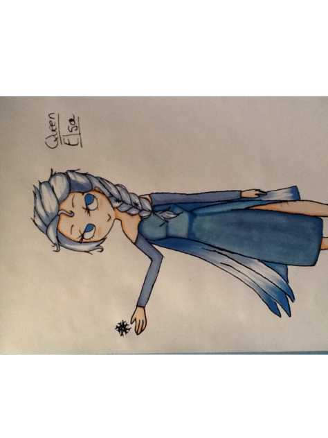 Queen Elsa - ibisPaint